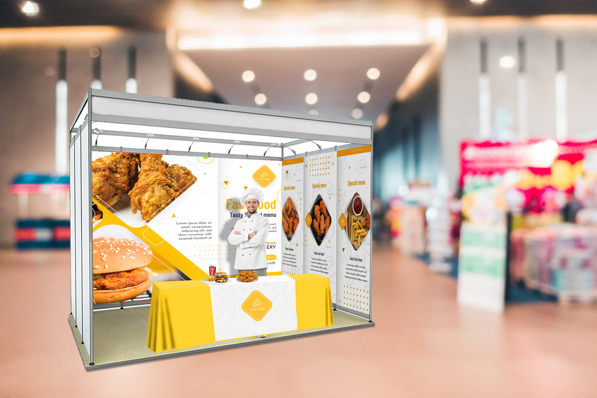 Shell Scheme Exhibition Graphics: Enhance You Both – Backdropsource