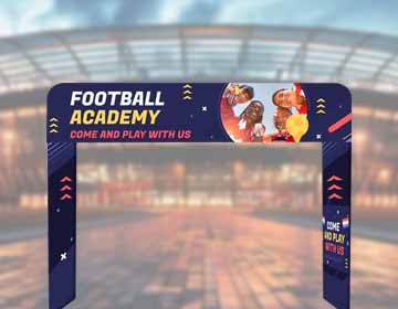 Arch with Header - Perfect Trade Show Display – Backdropsource