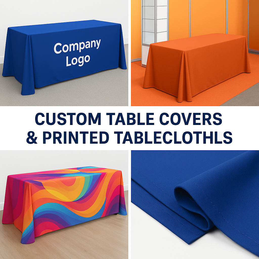 Printed Fabric Table Cloth Covers For All Events – Backdropsource
