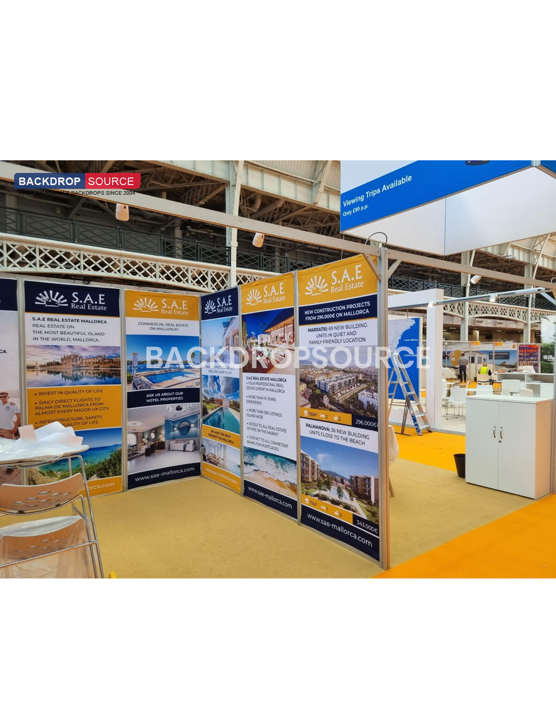 10x10 Shell Scheme Graphics | Seamless Exhibition Booth Panels USA ...
