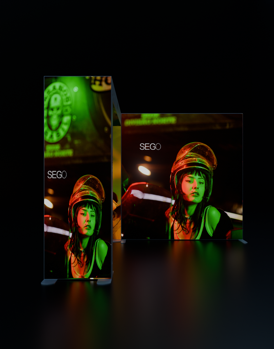 SEGO Backlit Booth 10ft x 10ft - Model 1 | Custom Trade Show Booth USA ...