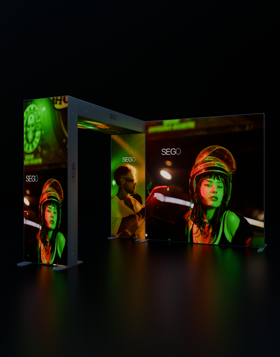 SEGO Backlit Booth 10ft x 10ft - Model 1 | Custom Trade Show Booth USA ...