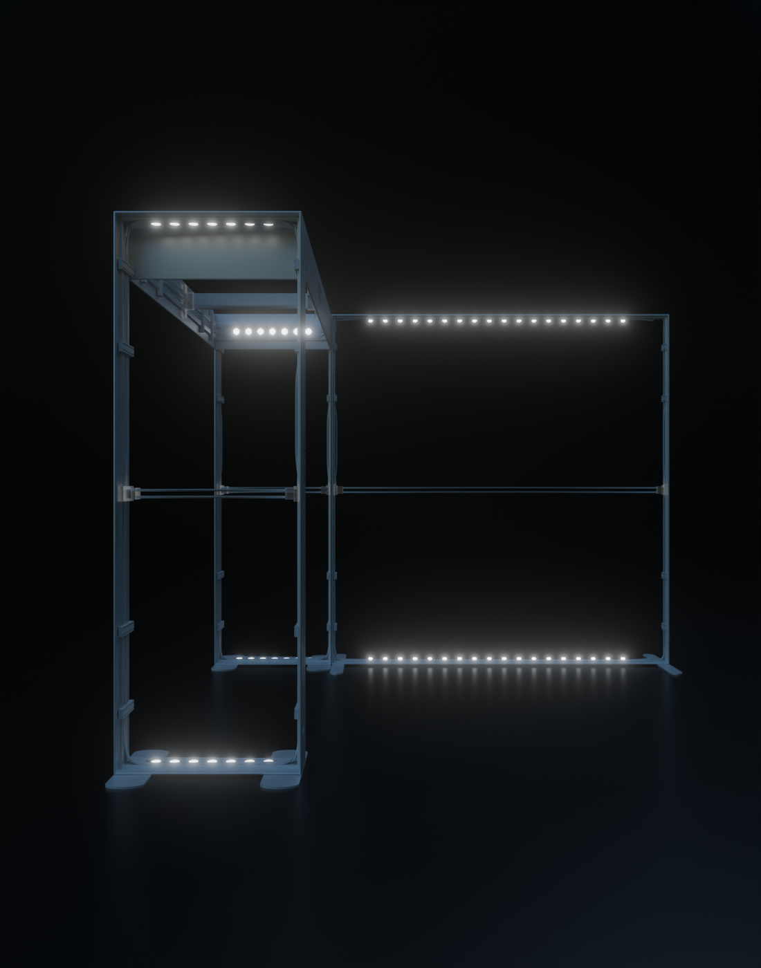 SEGO Backlit Booth 10ft x 10ft - Model 1 | Custom Trade Show Booth USA ...