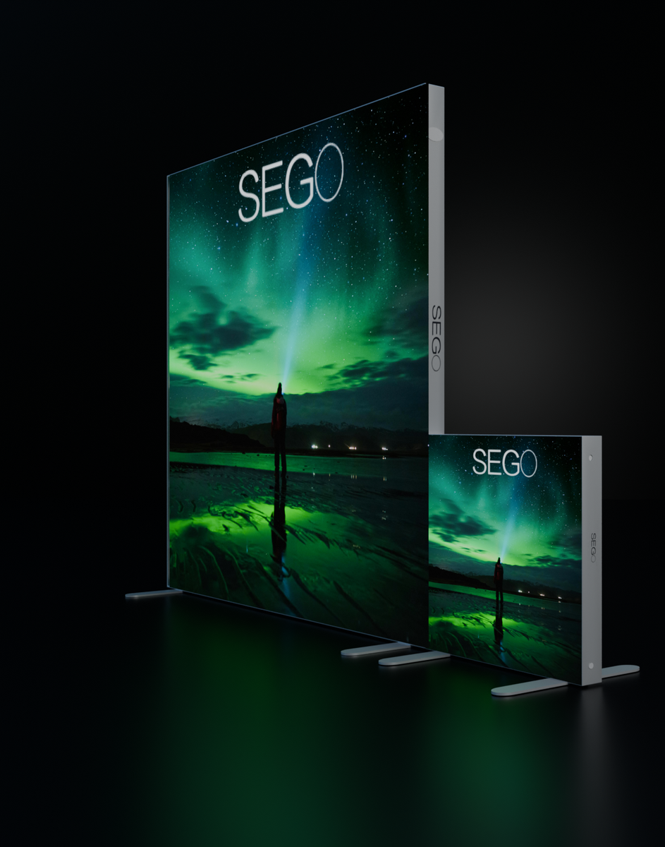 SEGO Backlit Booth 10ft x 10ft - Model 2 | Customizable Trade Show ...