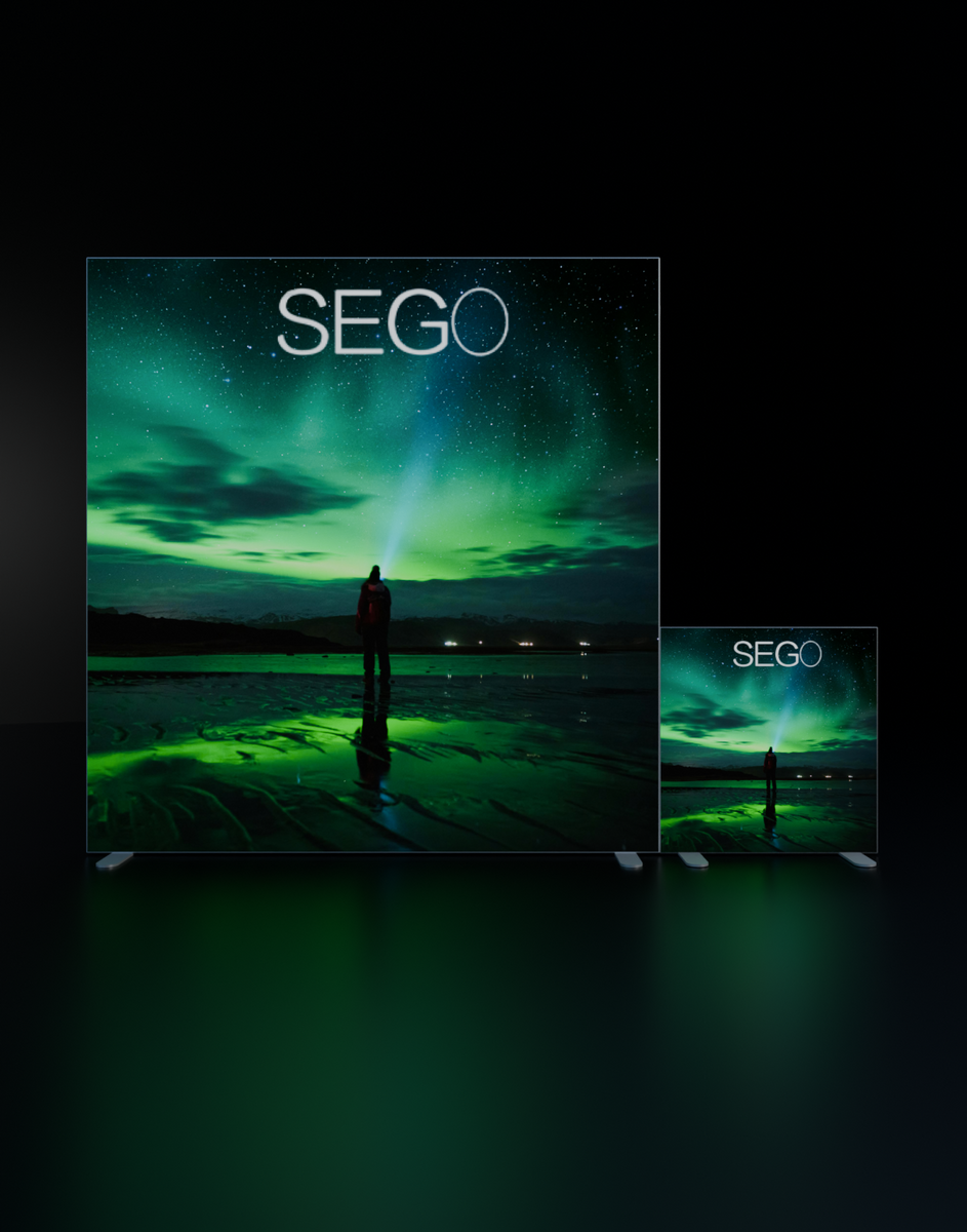 SEGO Backlit Booth 10ft x 10ft - Model 2 | Customizable Trade Show ...