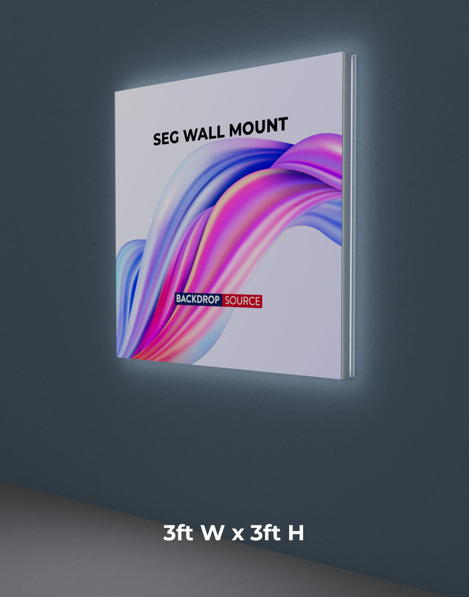 Wall-Mounted SEG Light Box | Custom Backlit Display for Retail & Events ...