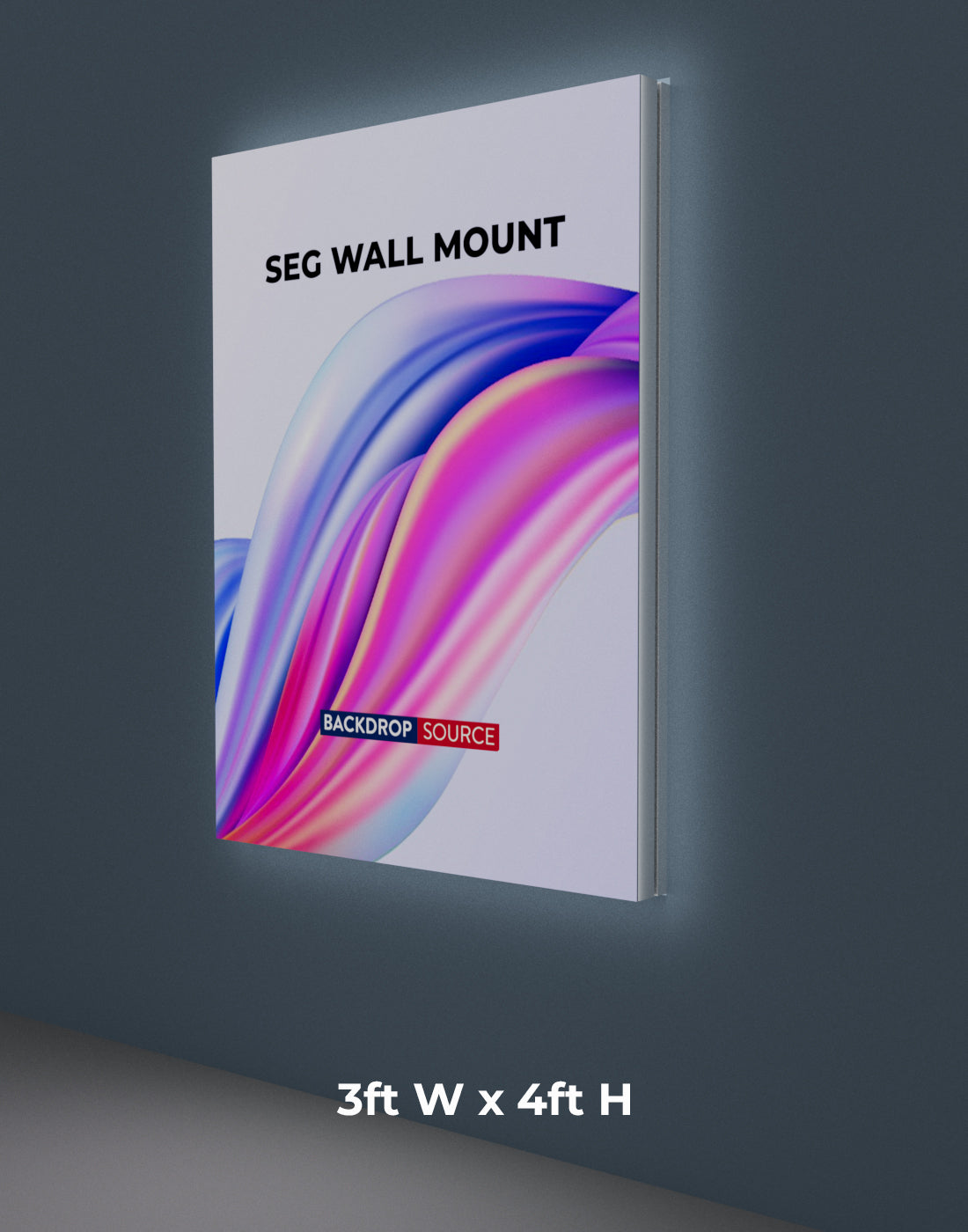 Wall-Mounted SEG Light Box | Custom Backlit Display for Retail & Events USA – Backdropsource
