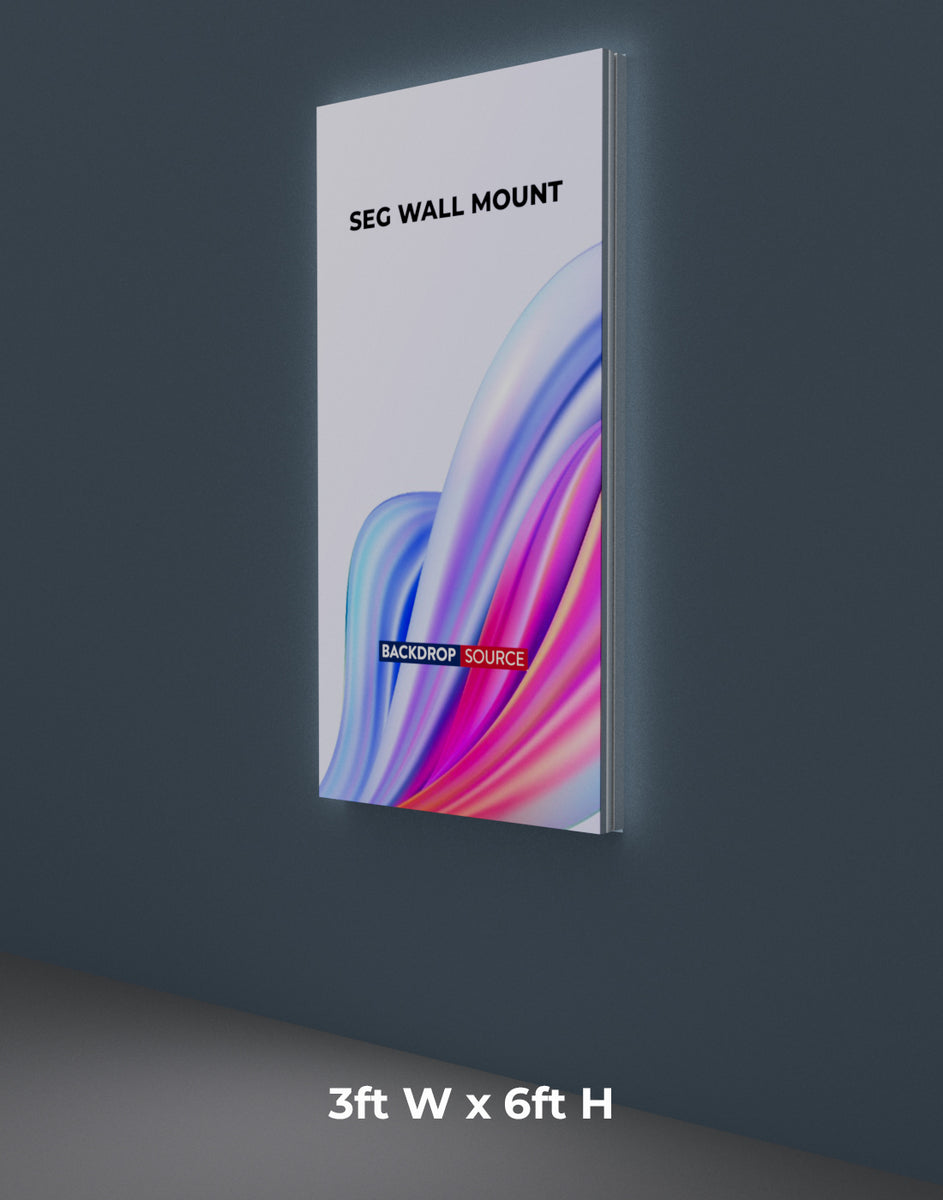 Wall-Mounted SEG Light Box | Custom Backlit Display for Retail & Events ...
