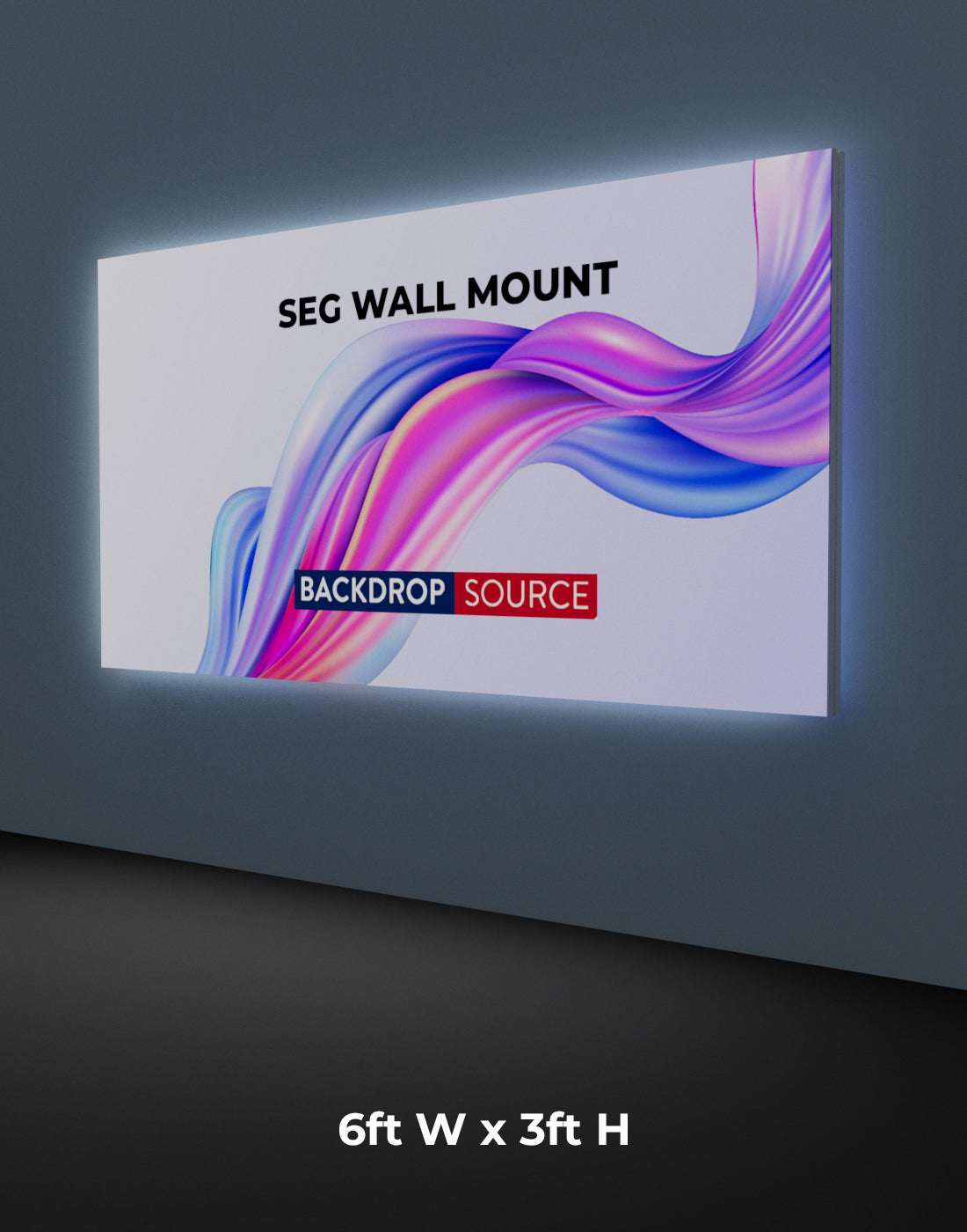 Wall-Mounted SEG Light Box | Custom Backlit Display for Retail & Events USA – Backdropsource