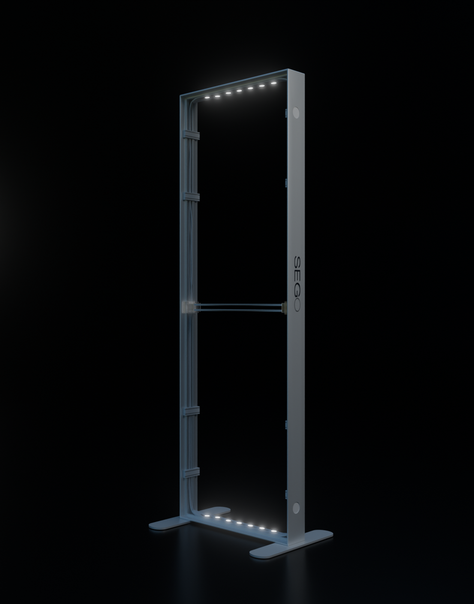 SEGO Backlit Lightbox - 3.3ft W x 7.4ft H | Custom Display for Events ...