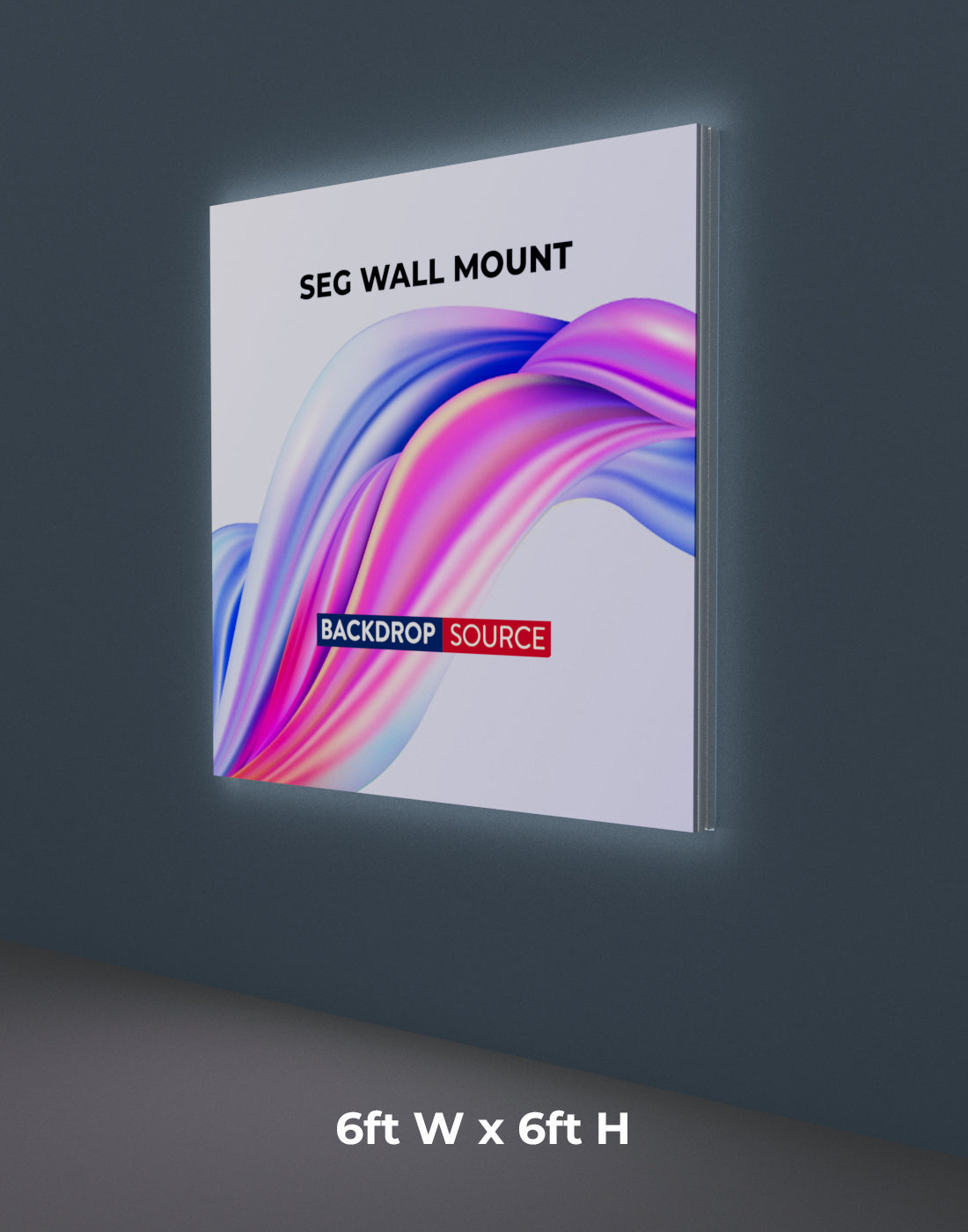 Wall-Mounted SEG Light Box | Custom Backlit Display for Retail & Events USA – Backdropsource