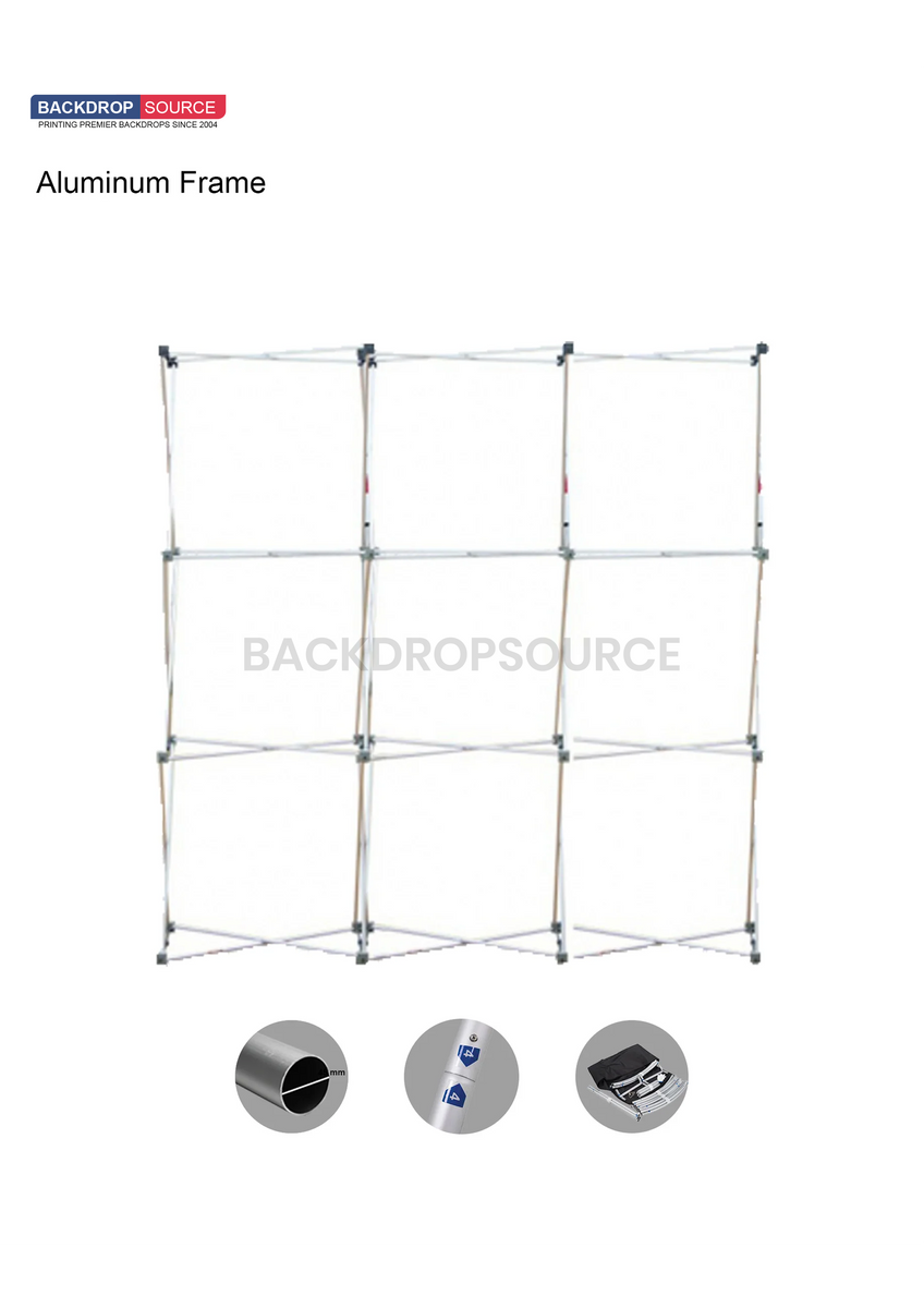3 x 3 Pop Up GeoMetrix Grid Display USA | Trade Show Backdrops ...