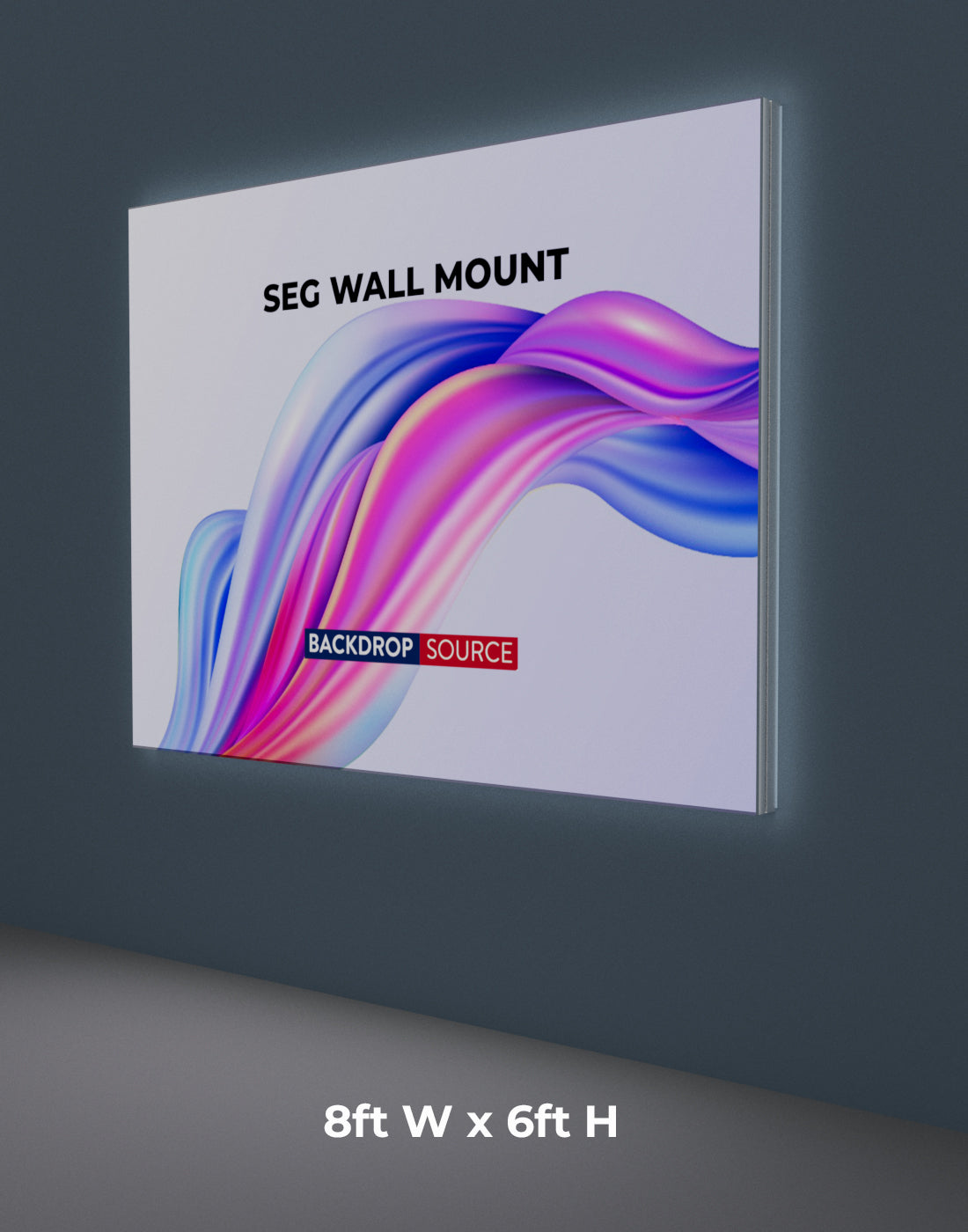 Wall-Mounted SEG Light Box | Custom Backlit Display for Retail & Events USA – Backdropsource