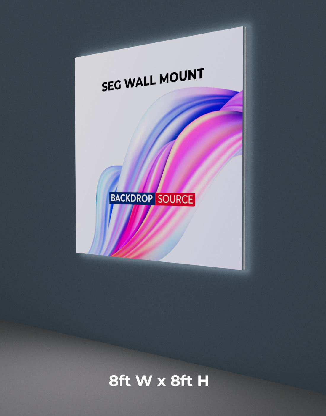 Wall-Mounted SEG Light Box | Custom Backlit Display for Retail & Events USA – Backdropsource