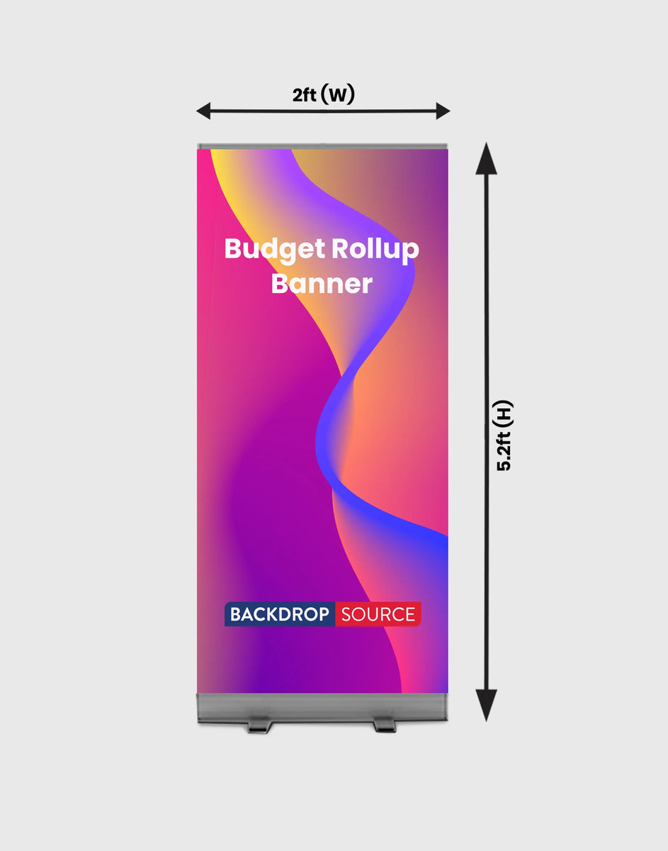 Budget Roll Up Banner – Affordable & Portable Display Stand ...