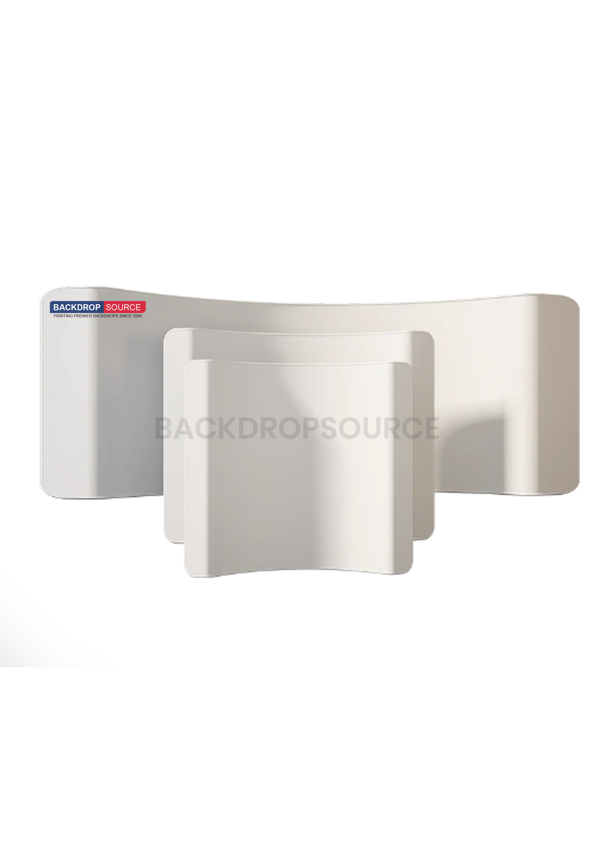 Curved Tension Portable Media Wall USA | Trade Show and Event Display ...