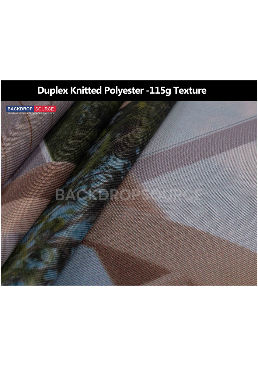 115 GSM Duplex Knitted Polyester Fabric | Lightweight Custom Printing ...