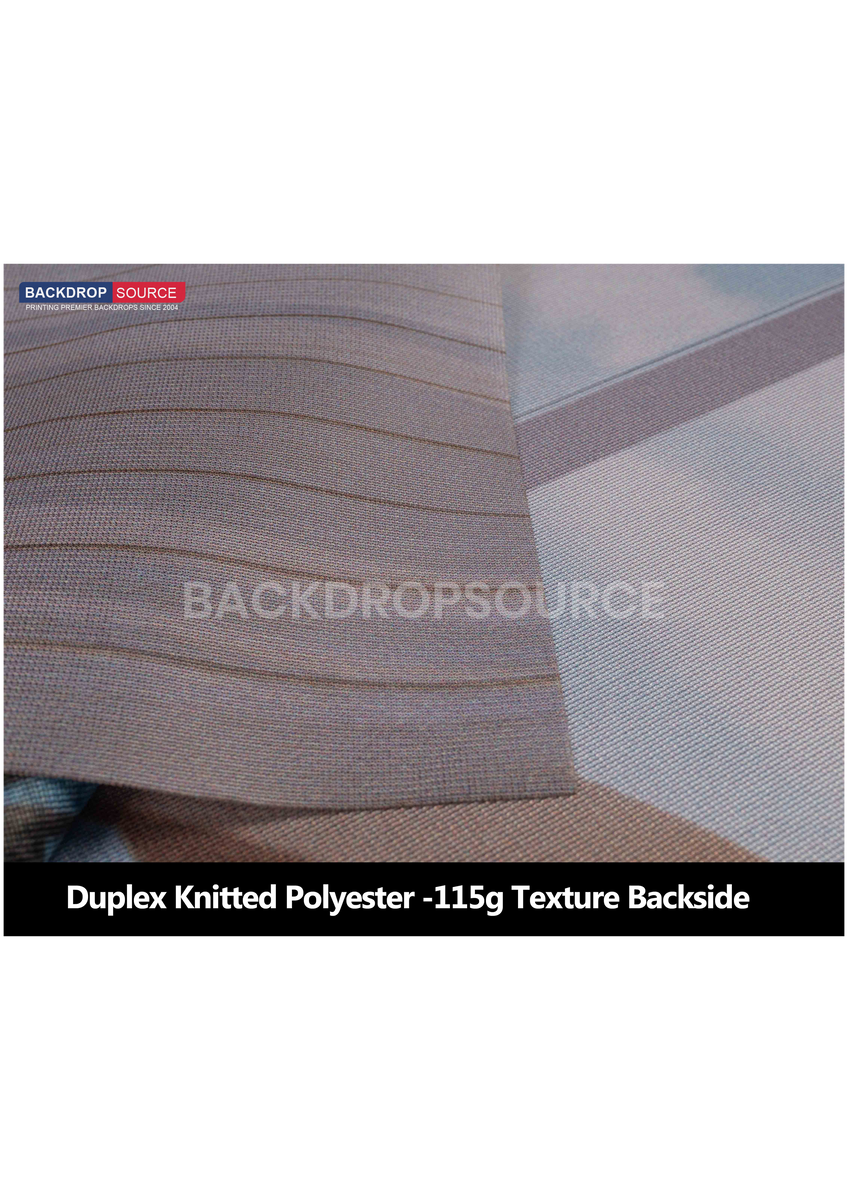 115 GSM Duplex Knitted Polyester Fabric | Lightweight Custom Printing ...