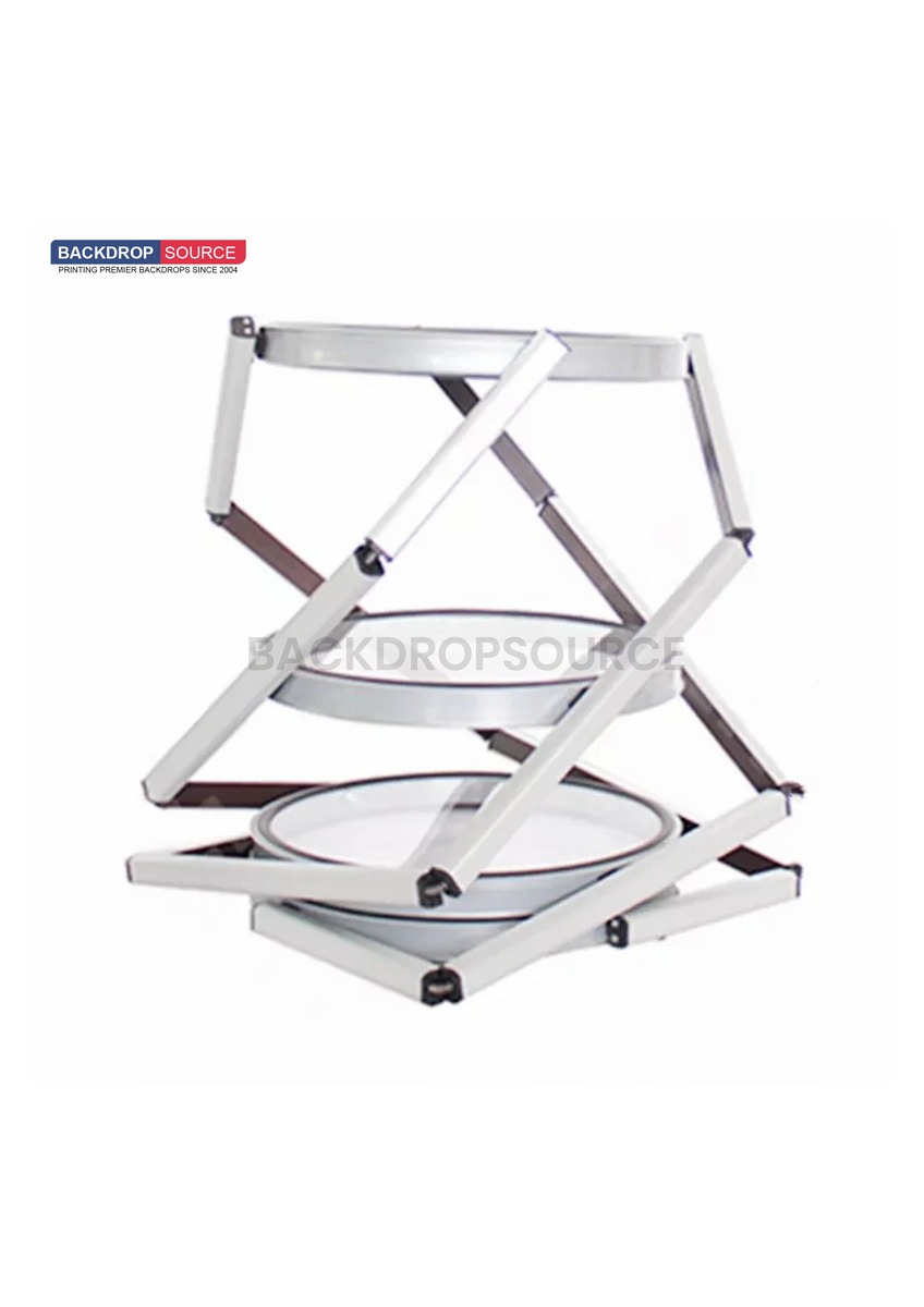 Exhibition Display Showcase with 4-Layer Shelves | USA – Backdropsource