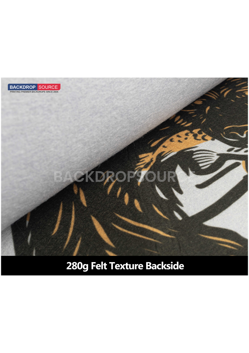 Felt Polyester Fabric Printing 280 gsm | Durable Custom Fabric Banners ...