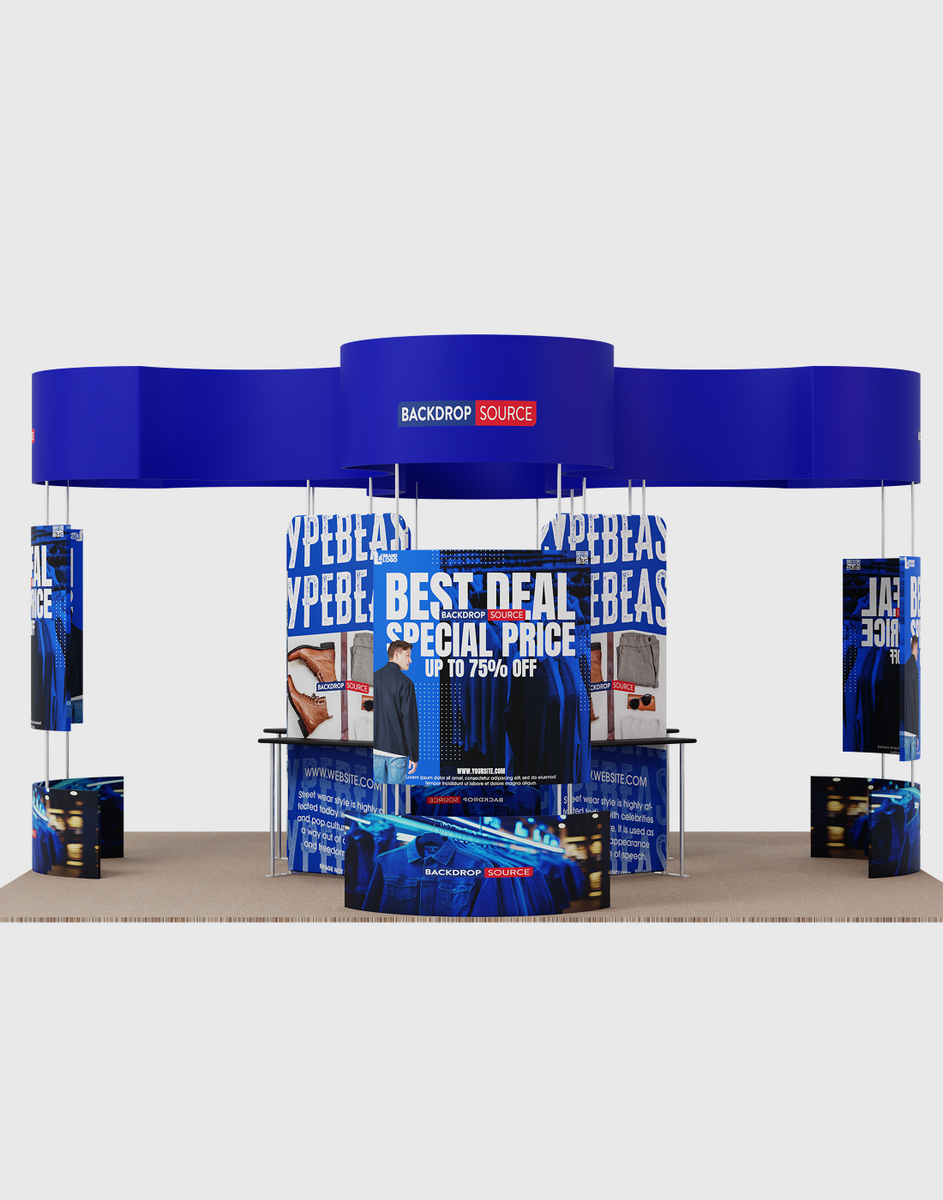 20x20 Modular Booth Kit – Model 14 | Trade Show Exhibit Display USA ...