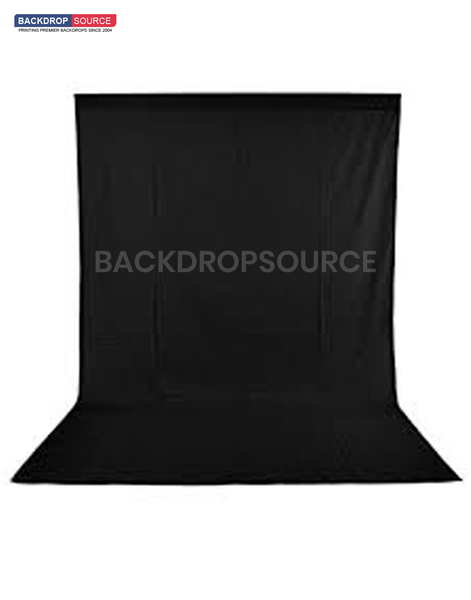 black backdrop cloth