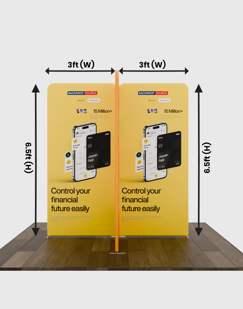 Magnetic Fabric Booth Display Model 5 – 6.5ft x 6.5ft Event Booth ...