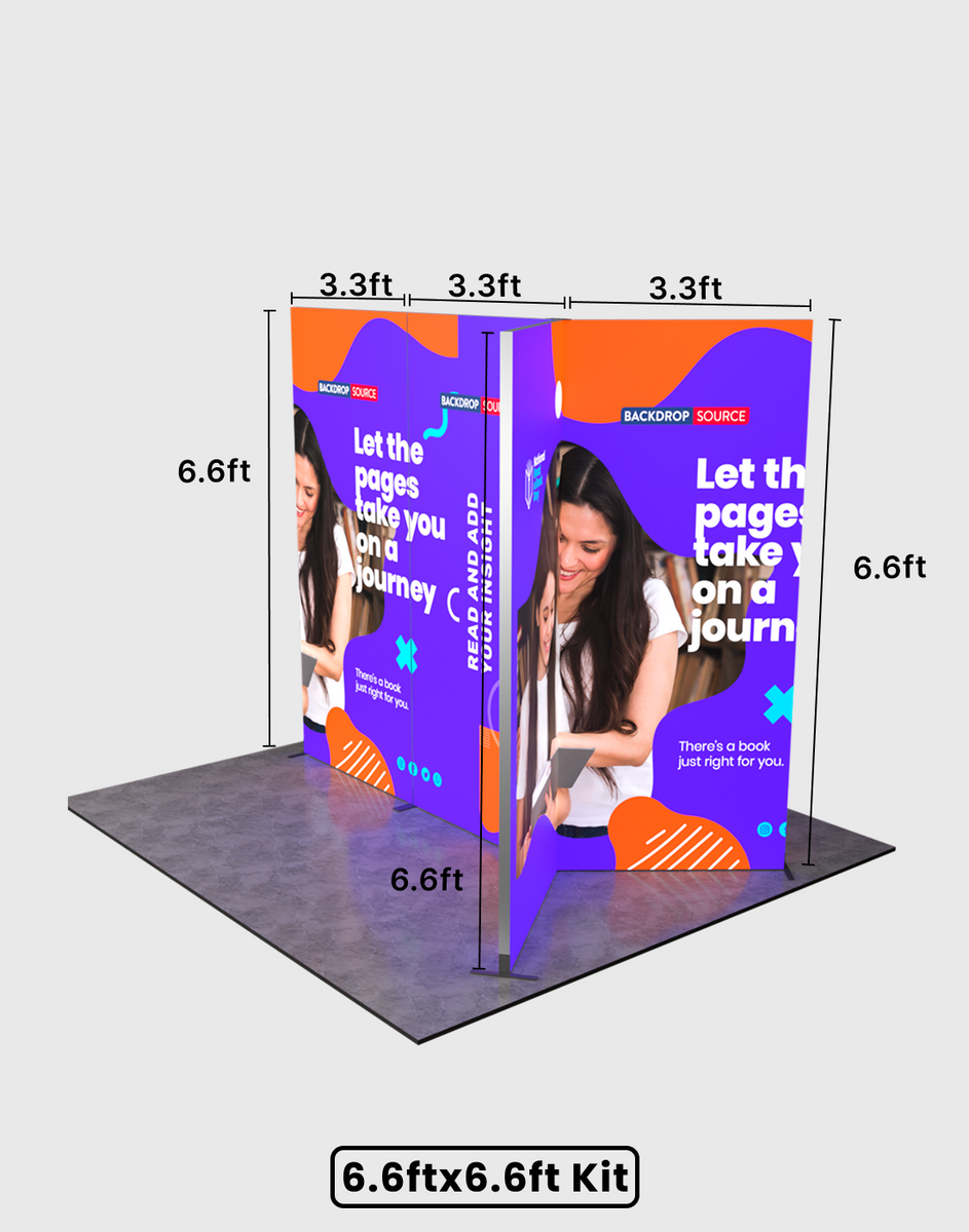 Foldable SEG Trade Show Display – Model 9 | Portable Exhibit USA ...