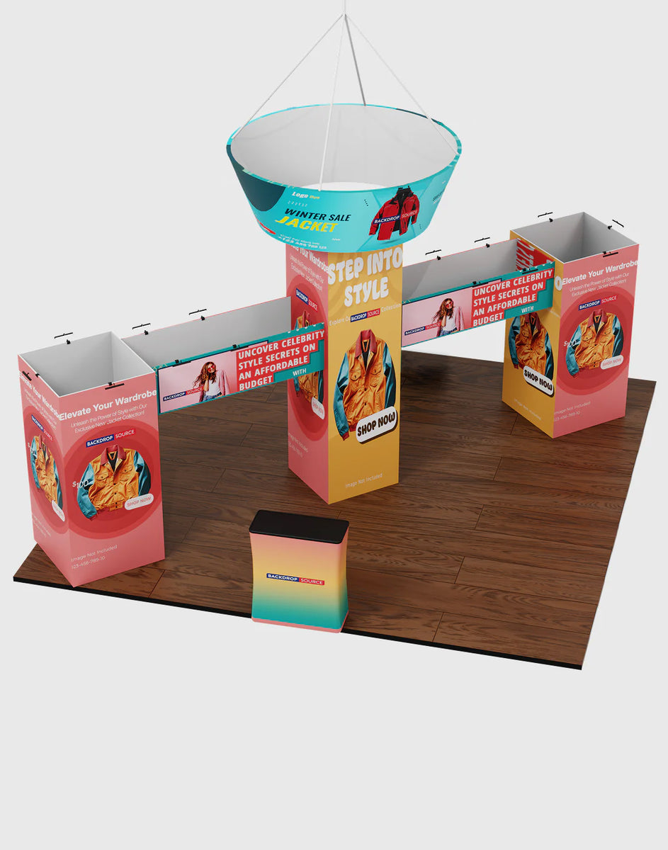 Modular Booth Kits 30ft x 20ft - Model 2 | Trade Show Exhibit Display ...