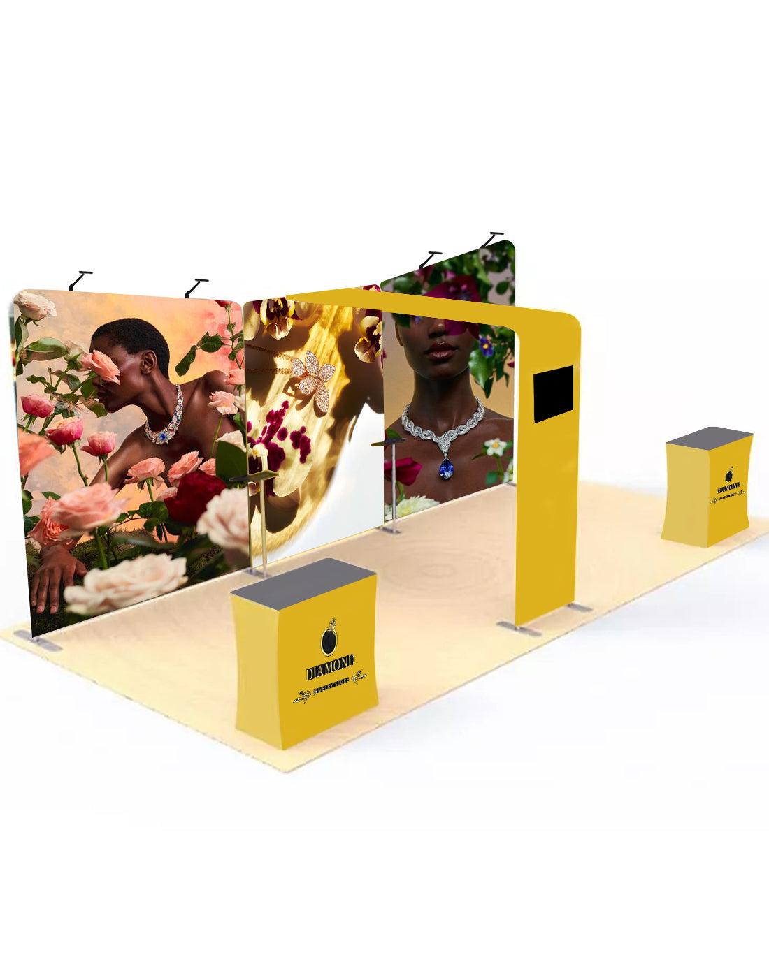 20ft Modular Display Exhibition Stand | Backdropsource