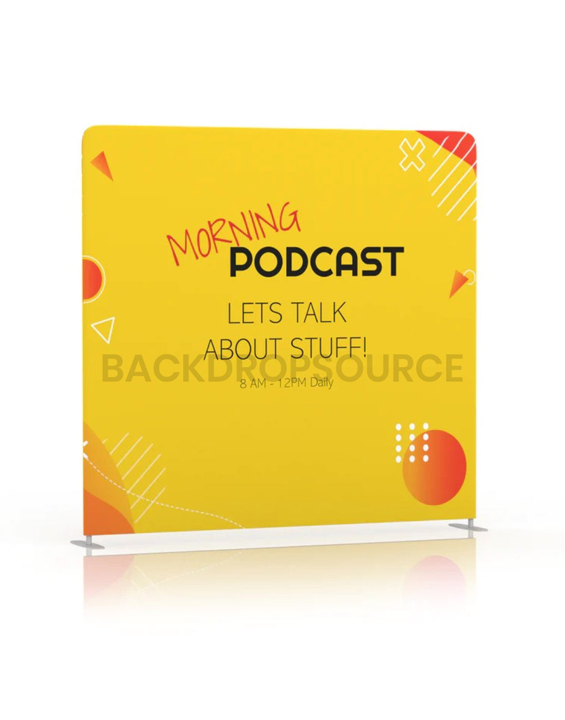 Podcast Studio Backdrop – Backdropsource