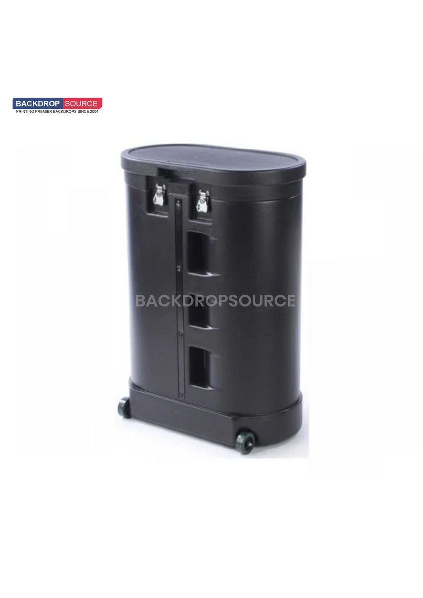 Oval Hard Carry Case – Fits 20ft Display Kits Securely – Backdropsource