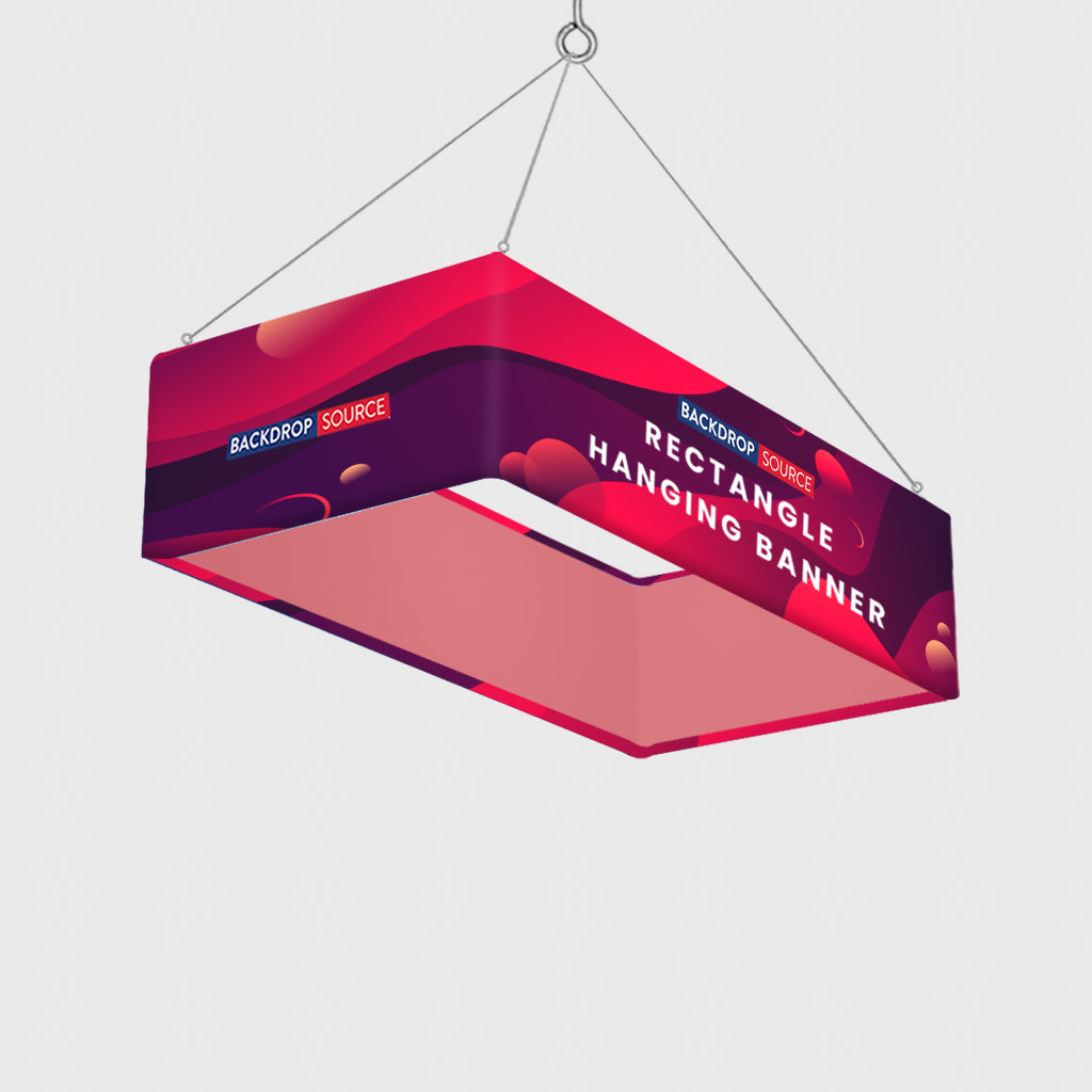 Sky Tube Rectangle Hanging Banner | Overhead Trade Show Display USA ...