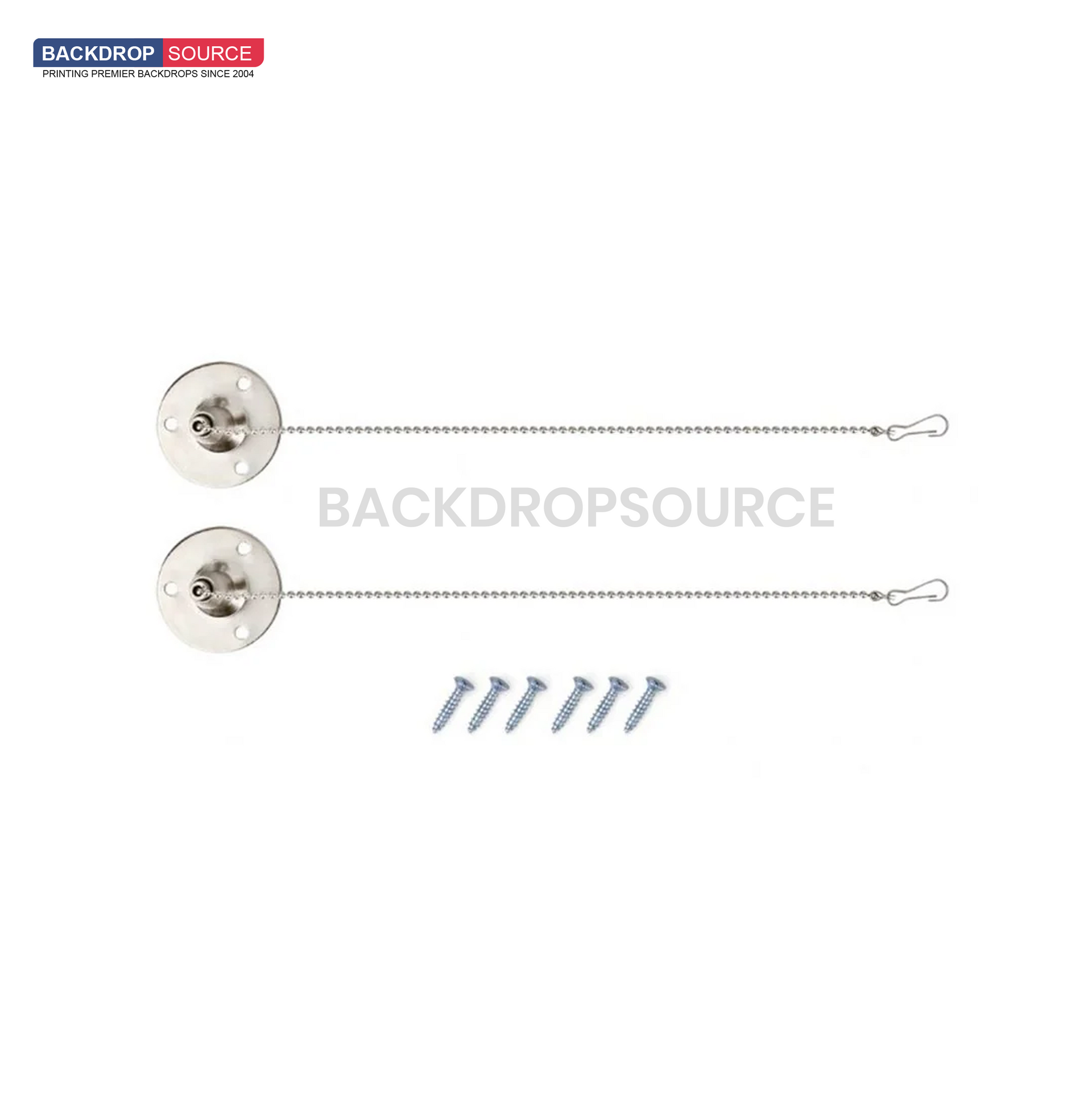 Retractable Wall Hanging Backdrop with Clamps – Customizable & Easy ...