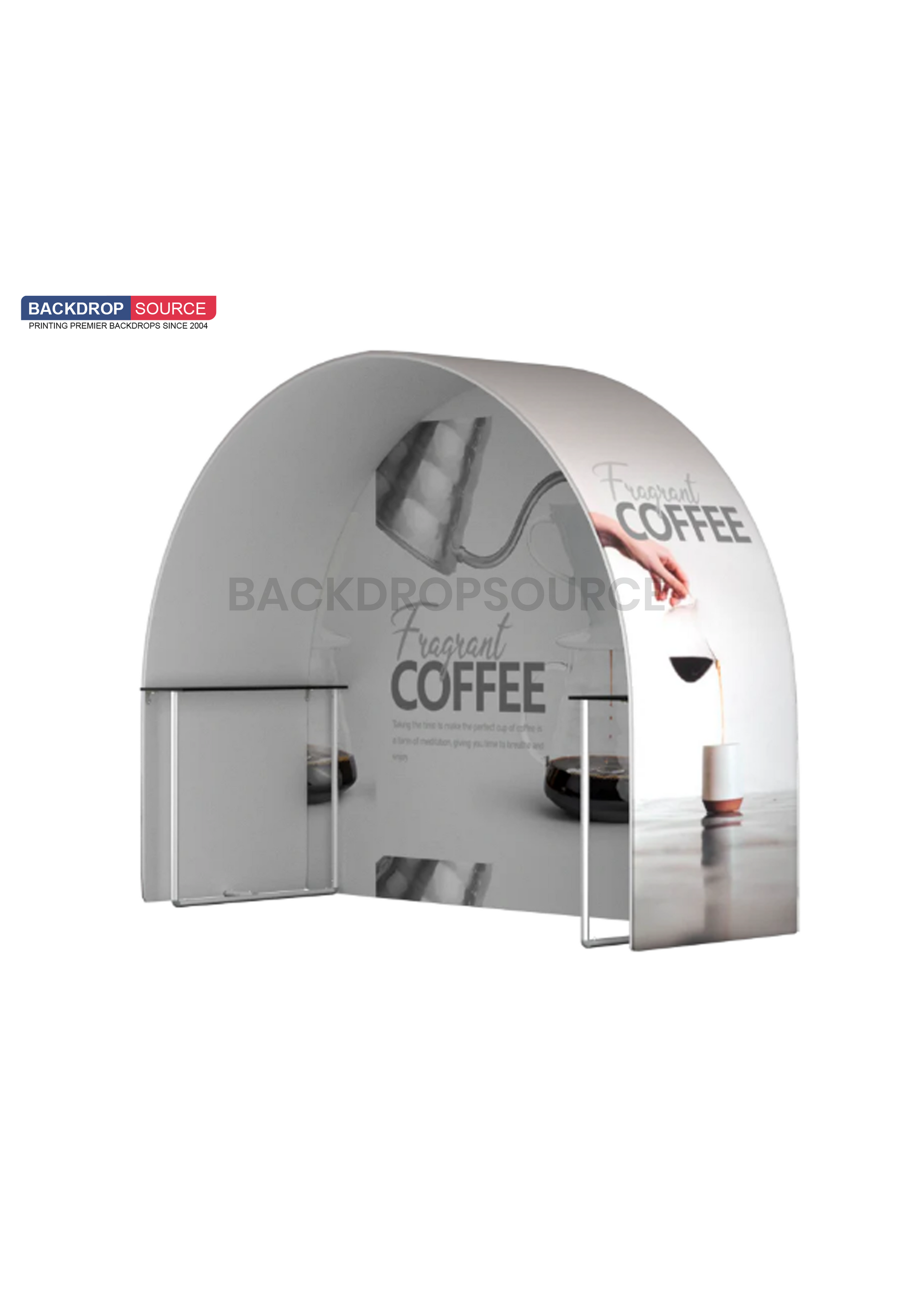 Round Arch Trade Show Booth with Built-In Shelf USA | Exhibition ...