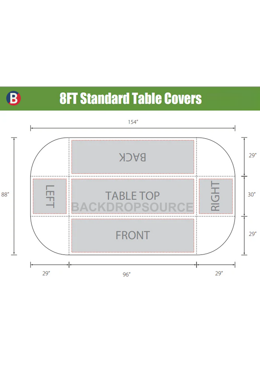 Upgrade Your Presentation with Standard Table Covers – Backdropsource