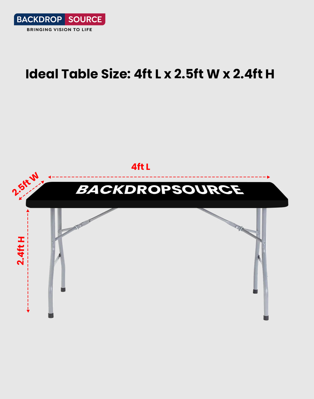 Standard Table Covers | Custom Printed Event Tablecloths USA ...