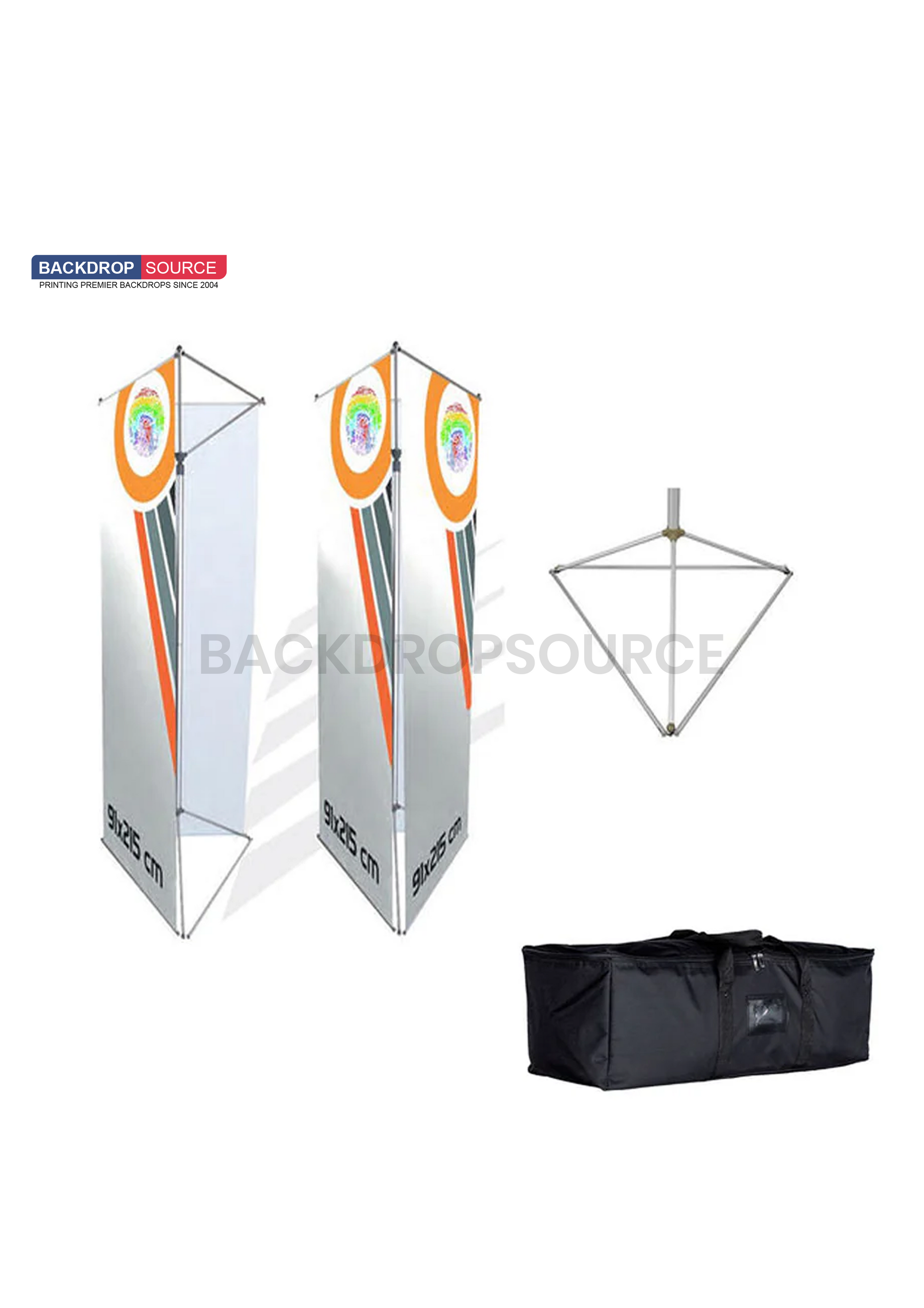 Tri-Banner 3-Sided Display Stand | Triangle Fabric Banner USA ...