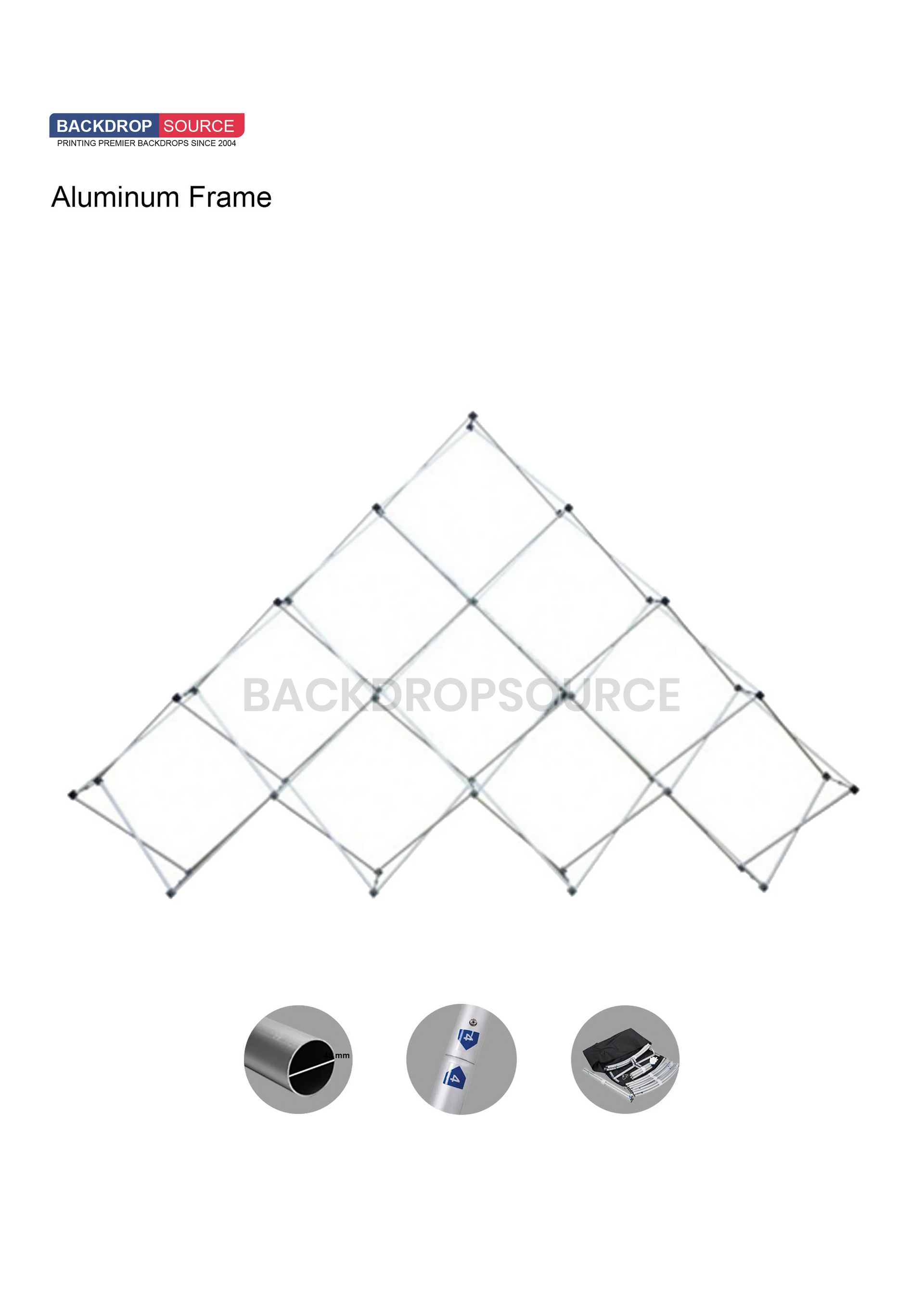 Triangular Large Pop-Up GeoMetrix Grid Display | Trade Show USA ...