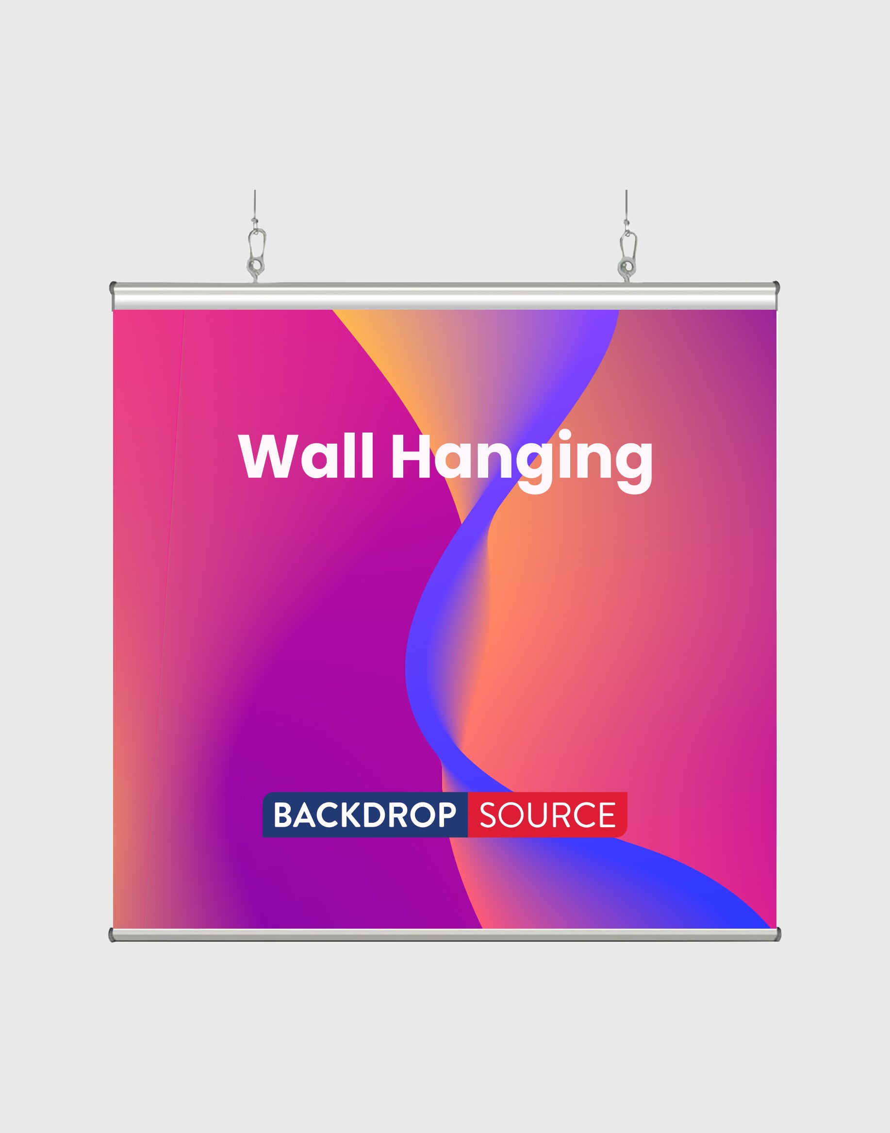 Wall Hanging Backdrop with Clamps – Customizable Event Backdrops ...
