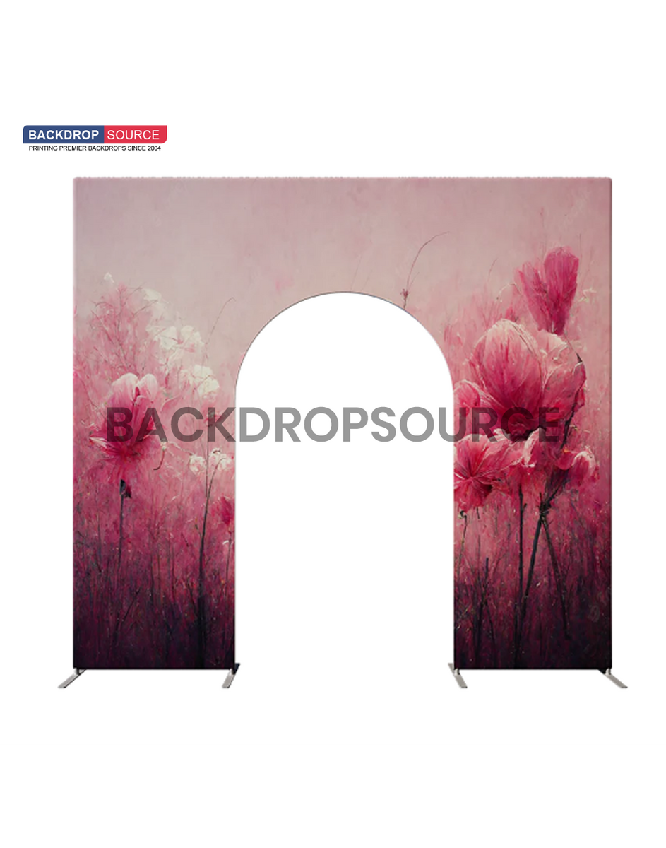 Welcome Arch Stand | Print Your Own Design – Backdropsource