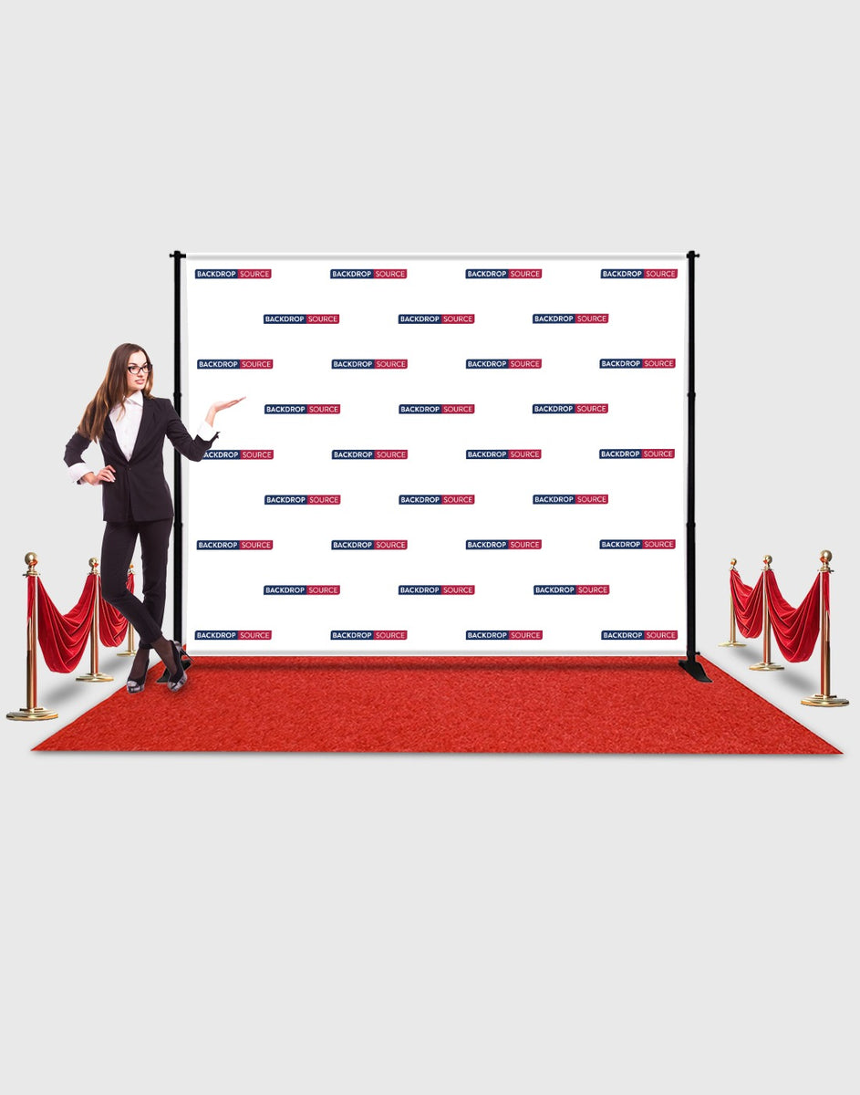 Step and Repeat Backdrop Printing | Custom Media Wall Display USA ...