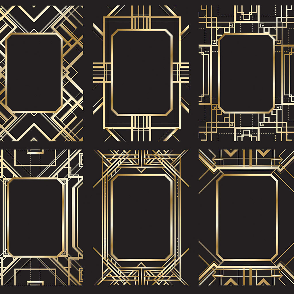 Vector illustration set of stylish retro frames Background – Backdropsource
