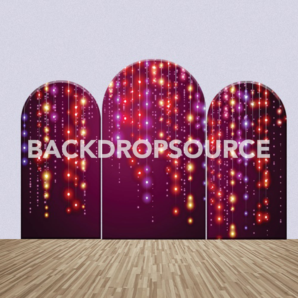 Fairy Lights Themed Party Backdrop | Backdropsource