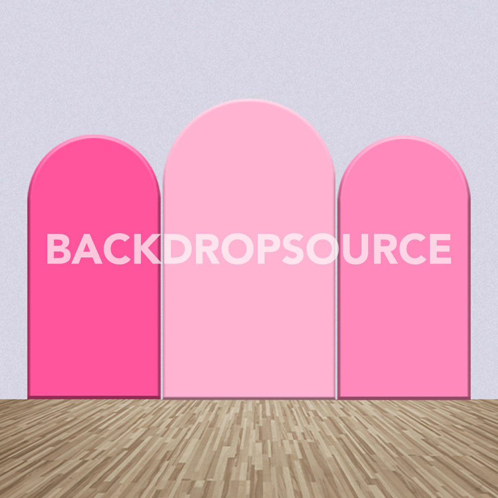 Pink Color Event Party Backdrop Media Set | Backdropsource