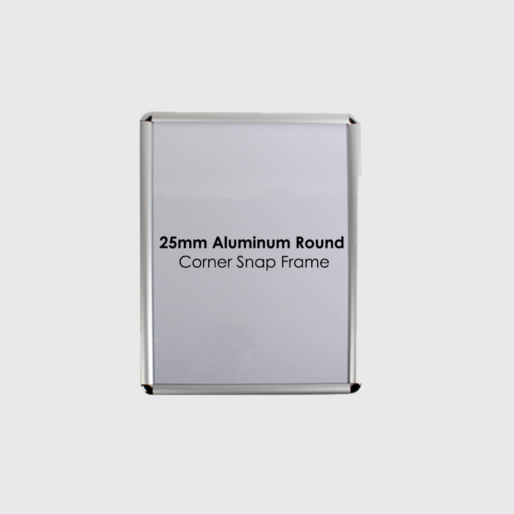 25mm Aluminum Snap Frame for Sleek, Durable Displays – Backdropsource