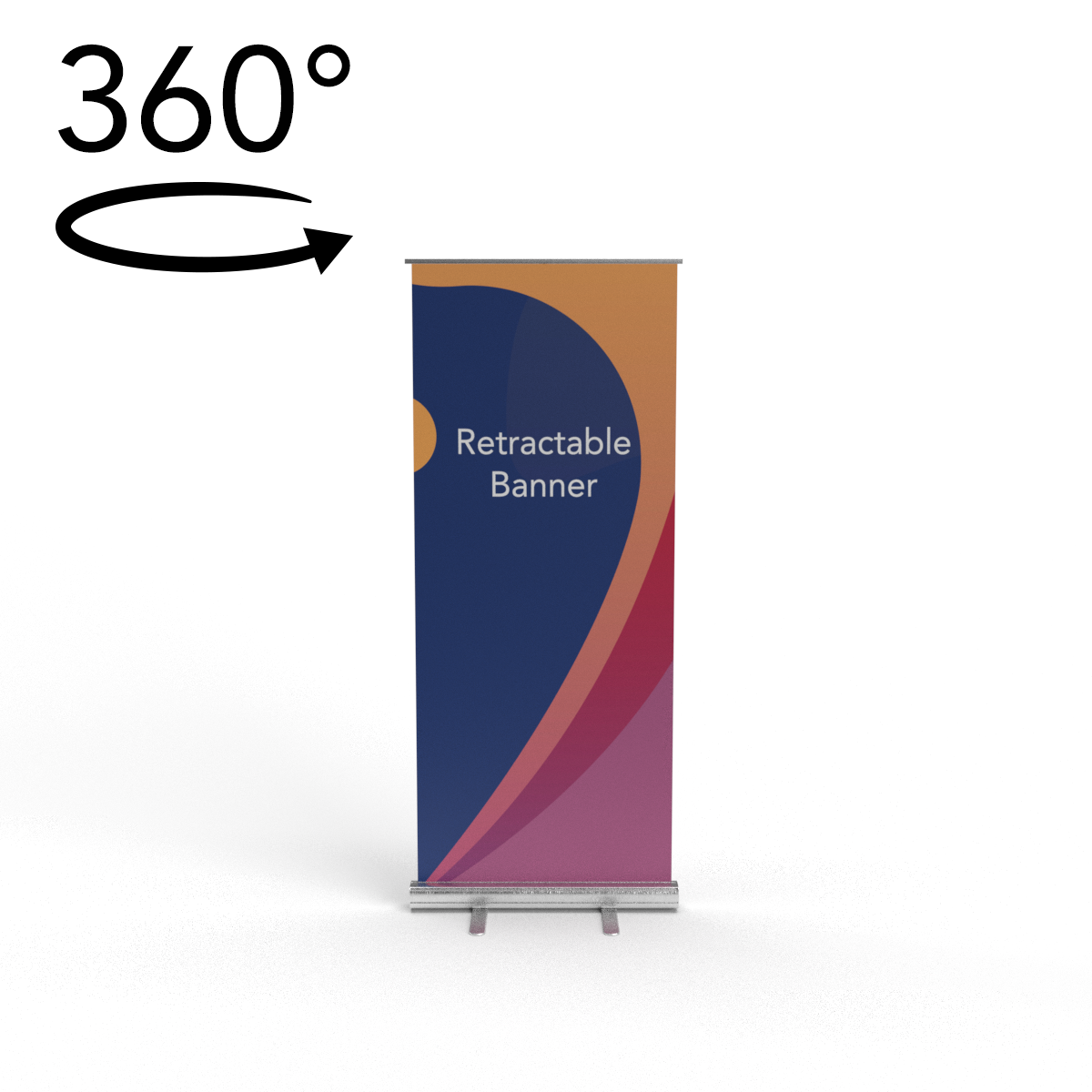 Budget Roll Up Retractable Banner Stand – Backdropsource
