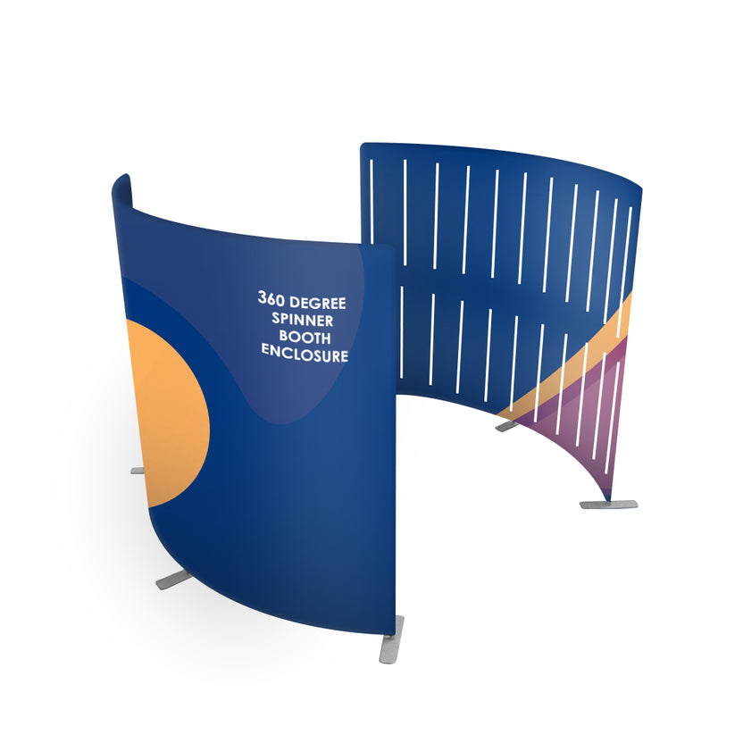 360 Spinner Booth Enclosure – Immersive Exhibition Display – Backdropsource