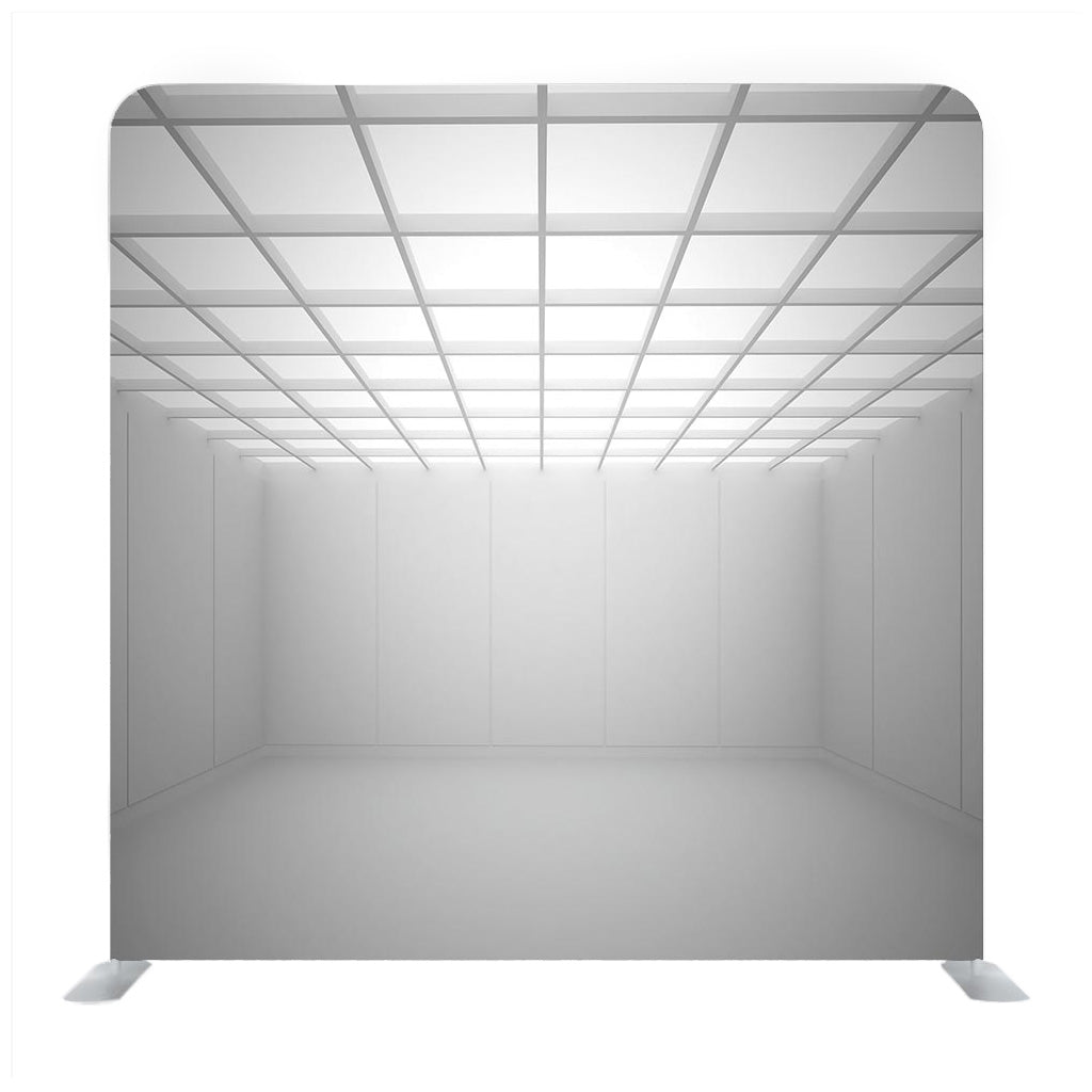 Silver Steel Roof Straight Tension Fabric Backdrop – Backdropsource