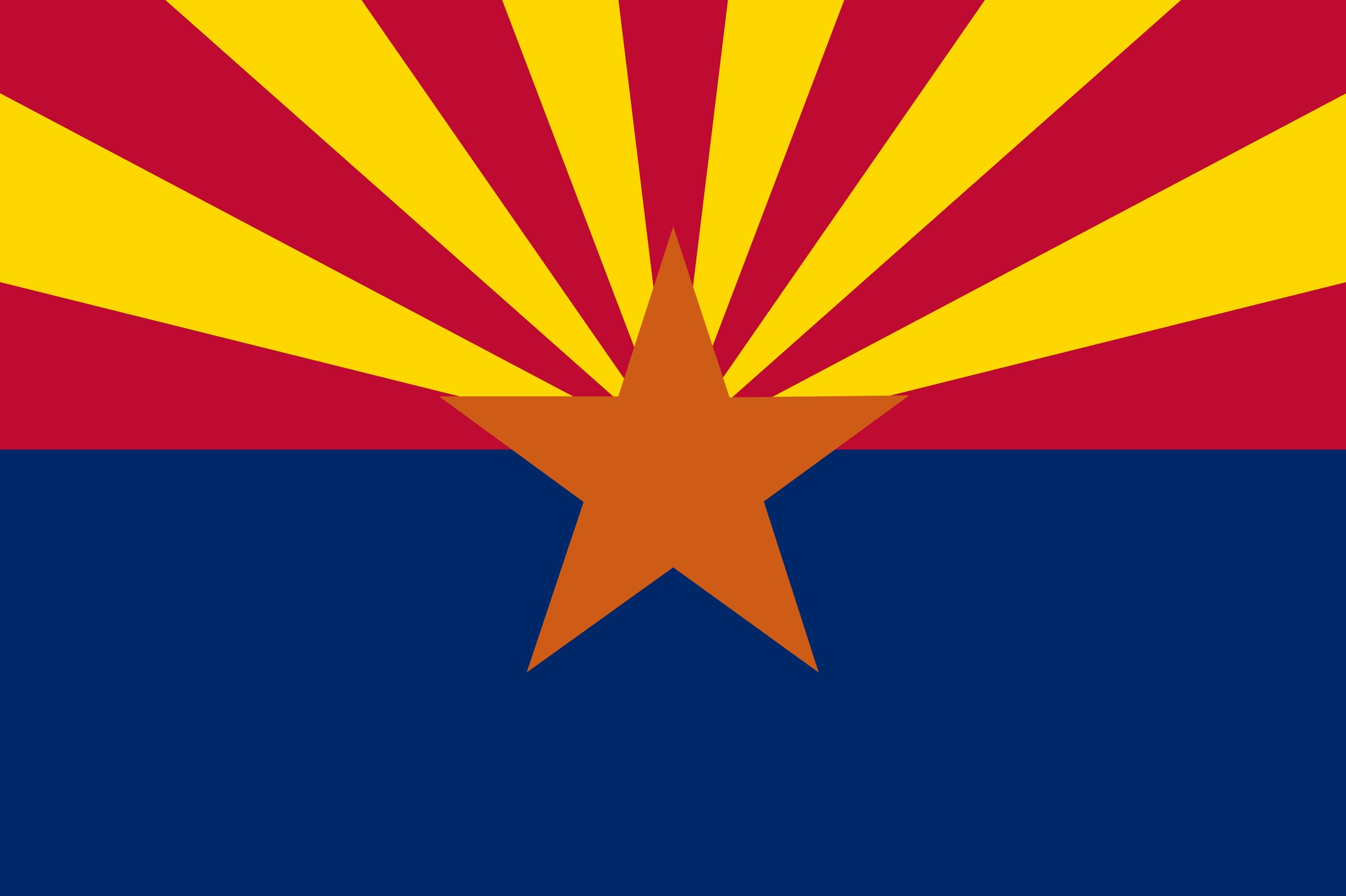 Arizona State Flag - Backdrop Media Wall – Backdropsource